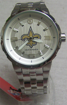 New Orleans Saints Fossil Watch. Mens Large Logo NFL1243