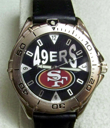 San Francisco 49ers Fossil Mens Vintage Watch 1998 Wristwatch New