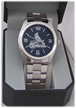 St Louis Cardinals Watch Game Time Mens Elite Wristwatch, New