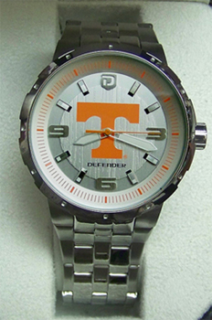 Tennessee Volunteers Fossil Watch Mens Silver Large Logo Li3098