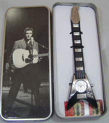 Guitar watches with Gibson Guitars and The Beatles and Elvis Presley ...