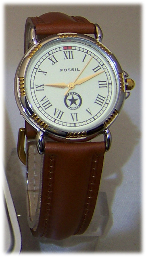 Texas Rangers Hall of Fame Museum Watch Fossil Collectors Wristwatch