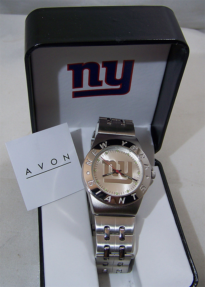 NY Giants New York Giants Watch Avon Release 2007 Wristwatch Mens