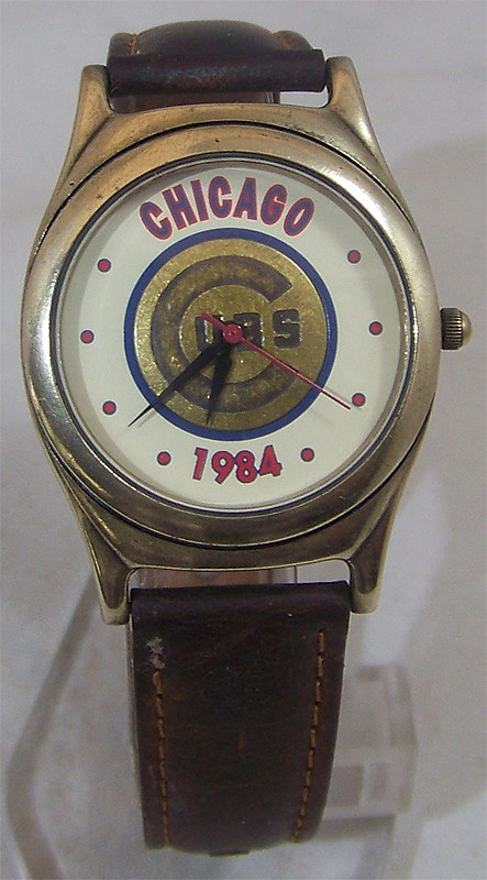 Chicago Cubs Fossil Watch 1984 National League East Champions Li-1133