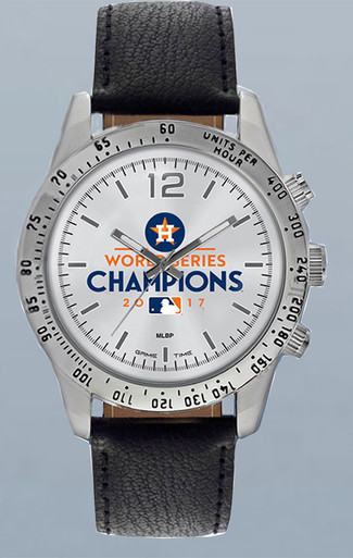 Houston Astros Watch 2017 World Series Letterman Mens Wristwatch