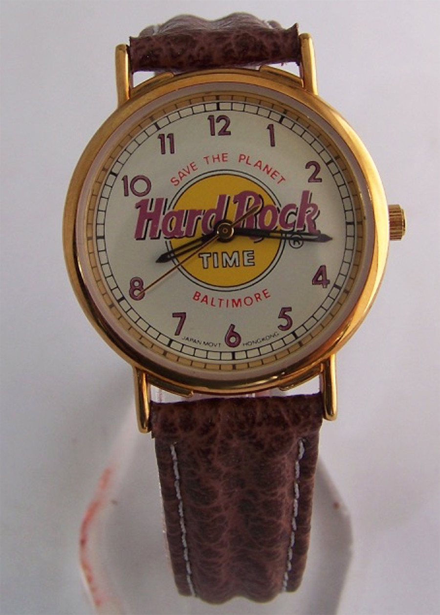 Fossil Hard Rock Cafe Watch Baltimore Vintage HardRock Wristwatch
