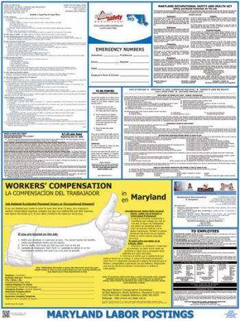 Maryland State Labor Law Poster | Buy Online at T.A.S.C.O.