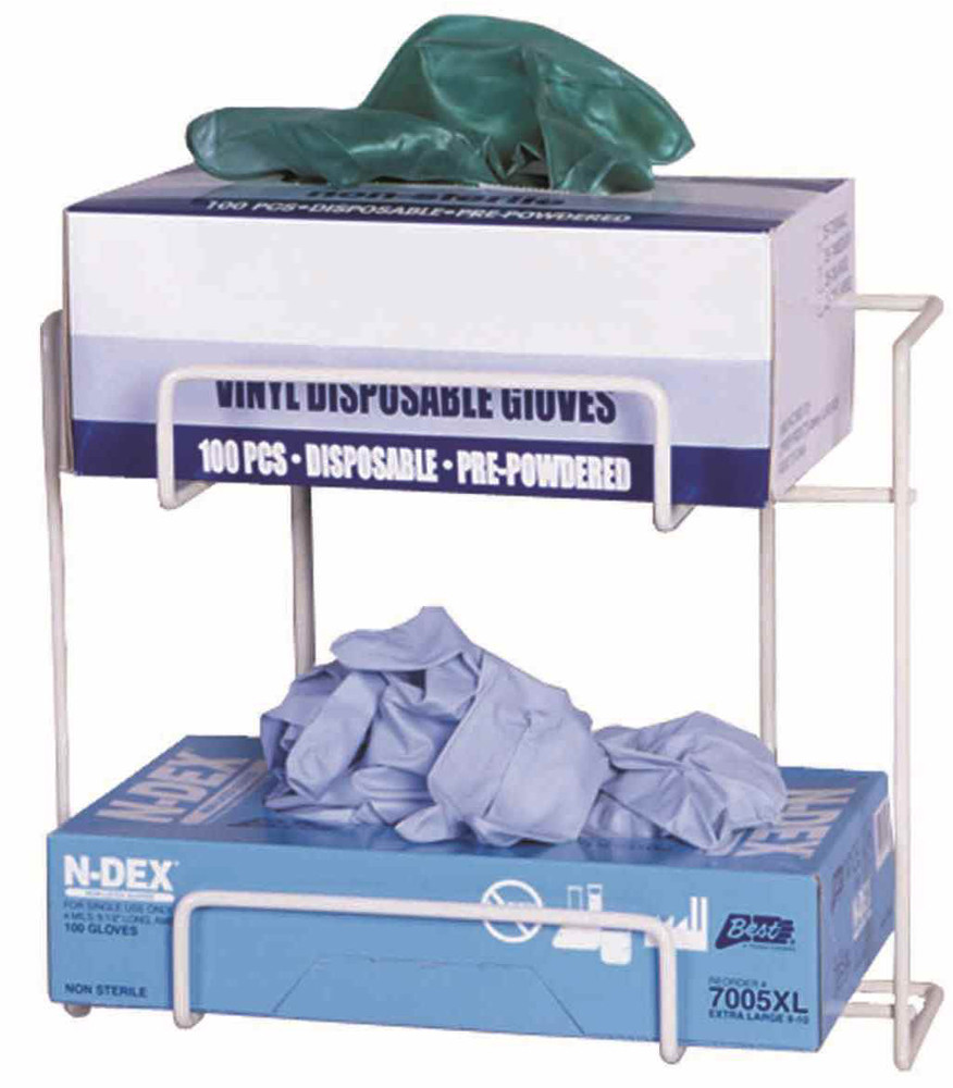 Top Dispensing Exam Glove Rack 2 Boxes | Buy Online at T.A.S.C.O.