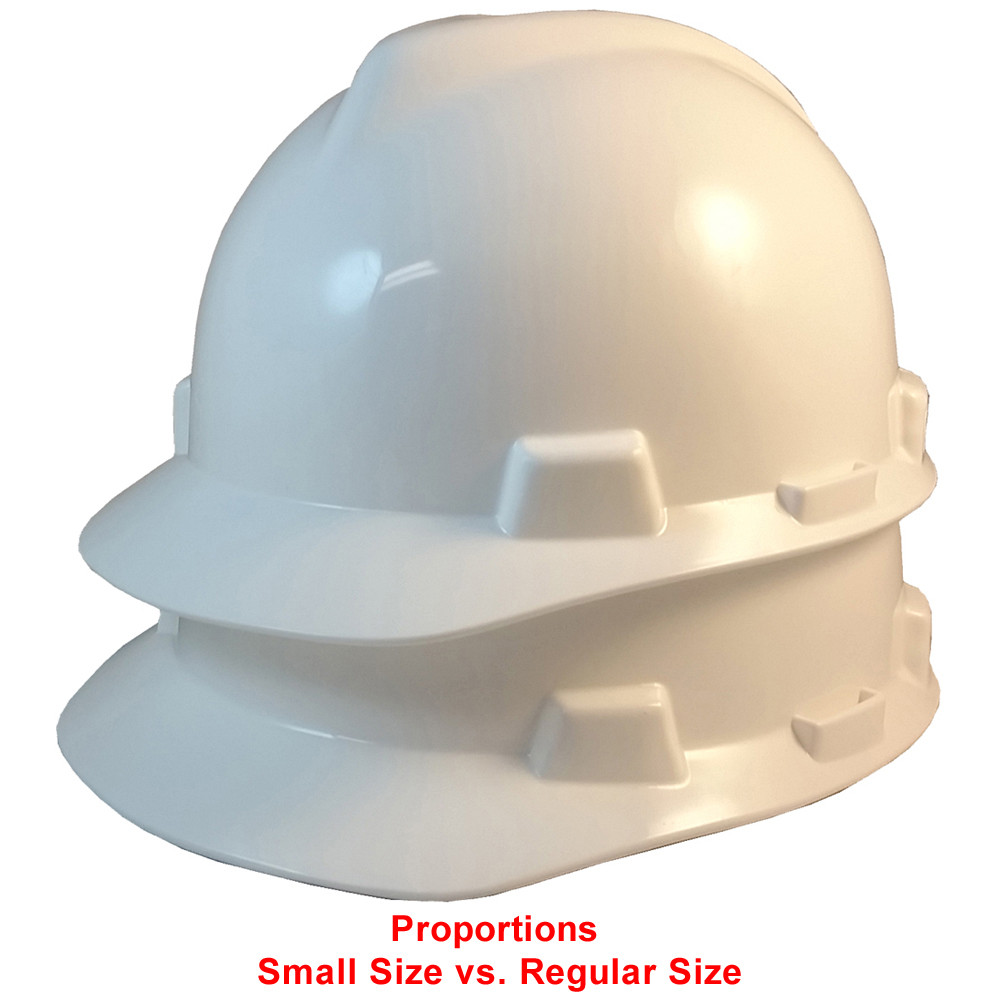 MSA Cap Style Small Hard Hats Fas-Trac Suspensions White