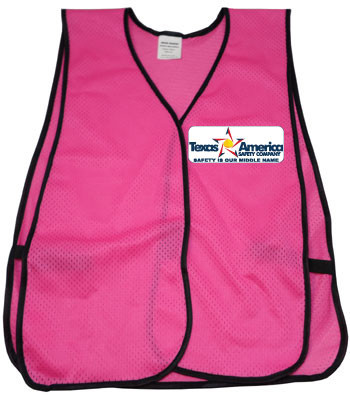 Pink Safety Vests Graphics Printing (MULTI COLORS)