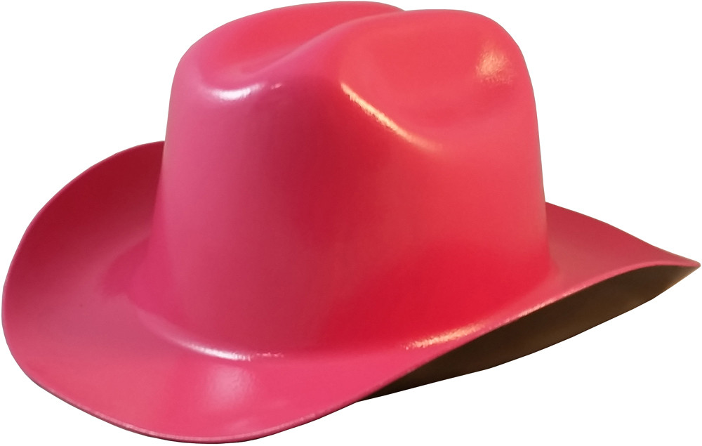 Outlaw Cowboy Hardhat with Ratchet Suspension Hot Pink