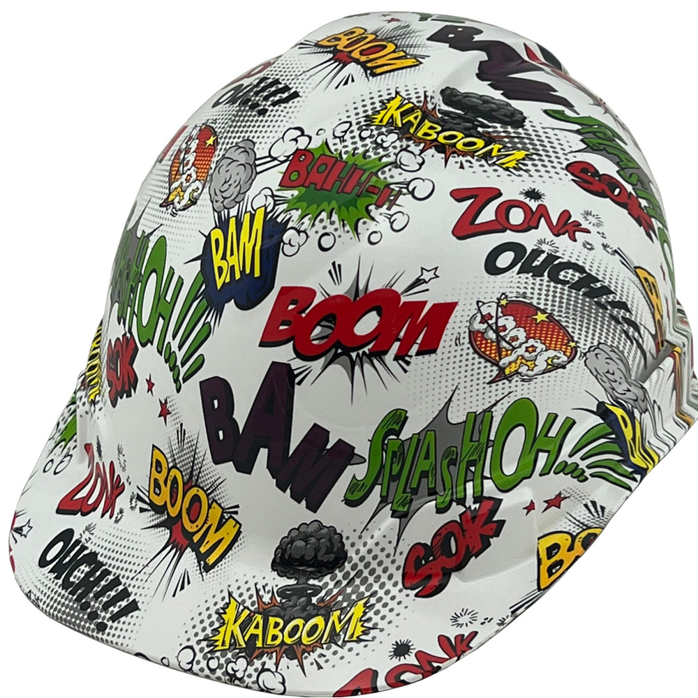 Zoom Bam Boom Cap Style Hydro Dipped Hard Hats | Buy Online at T.A.S.C.O.