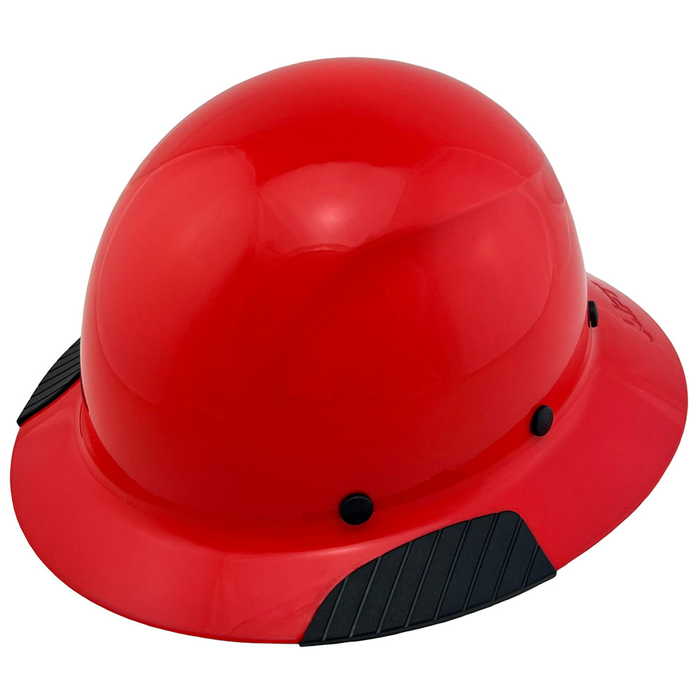DAX Fiberglass Composite Hard Hat - Full Brim Factory Red