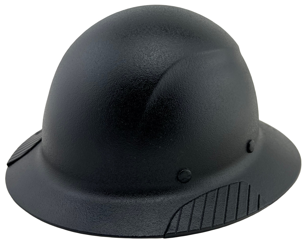 DAX Fiberglass Composite Hard Hat - Full Brim Textured Black