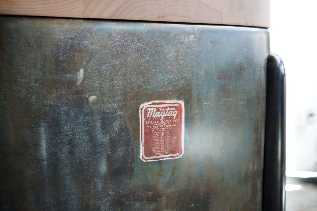 SOLD - Antique Maytag Washer, Repurposed, c.1920s - Rehab Vintage Interiors