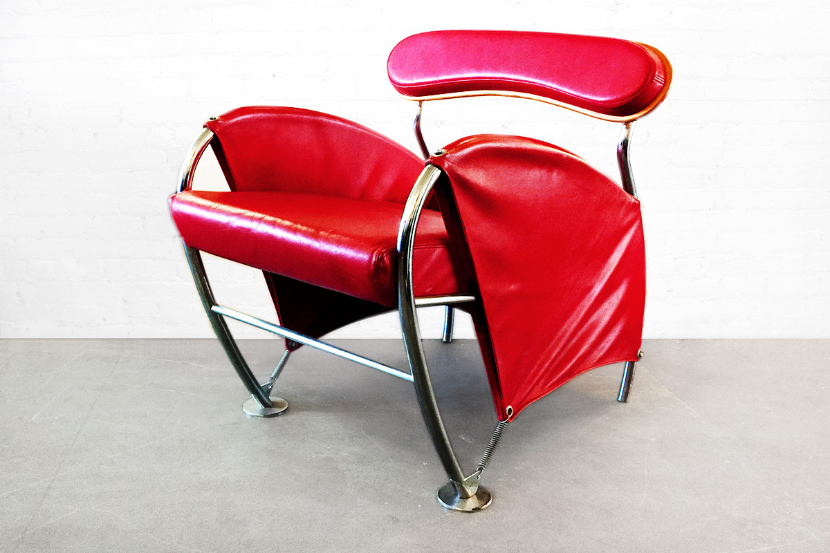 Sold Massimo Iosa Ghini Numero Uno Chair From Moroso 1987 Rehab Vintage Interiors