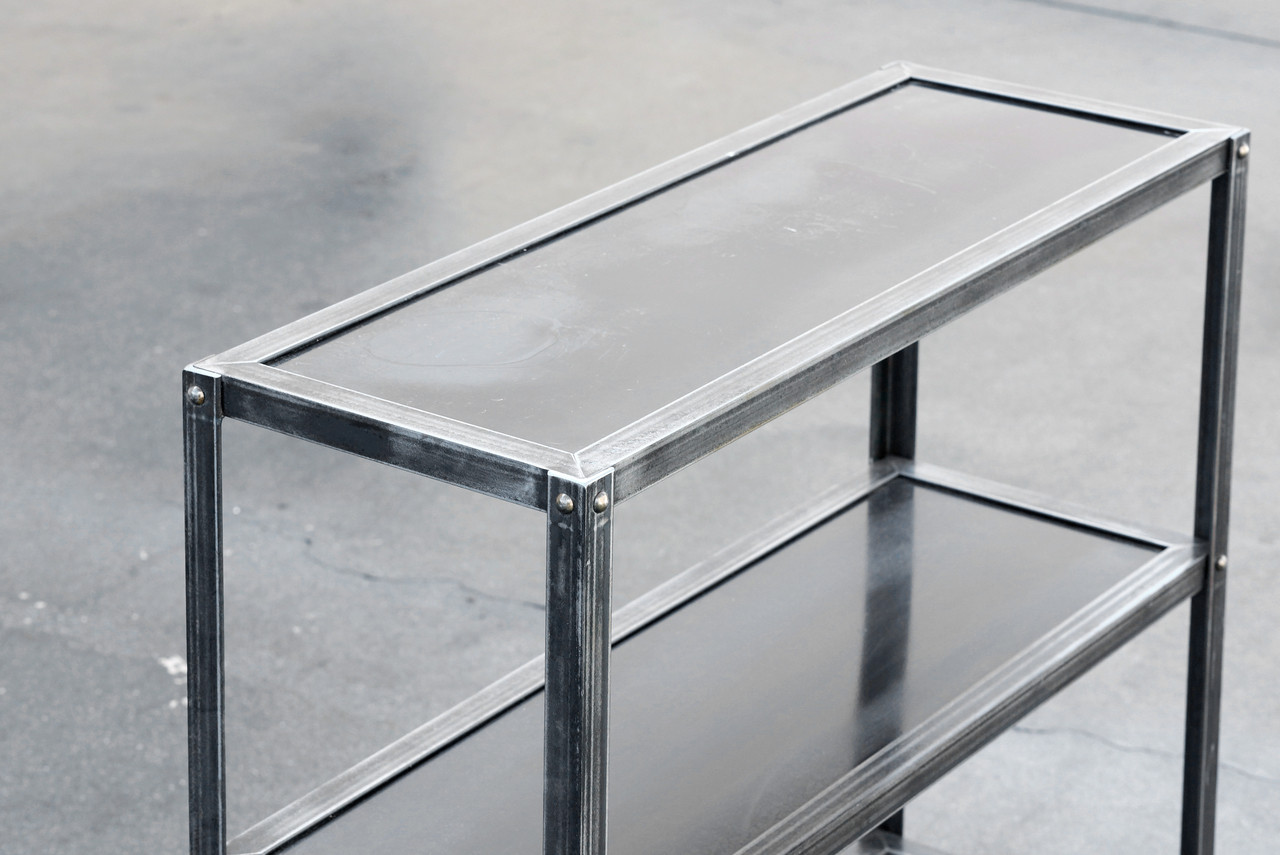 Custom stainless steel shelves store