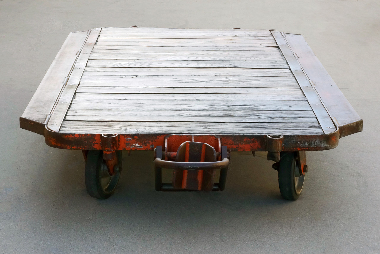 Antique factory cart store