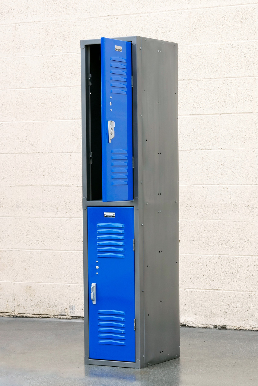 SOLD - 1970s Vertical Locker Cabinet,Refinished in Royal Blue - Rehab ...