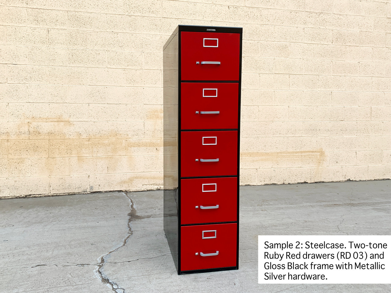Red filing cabinet store