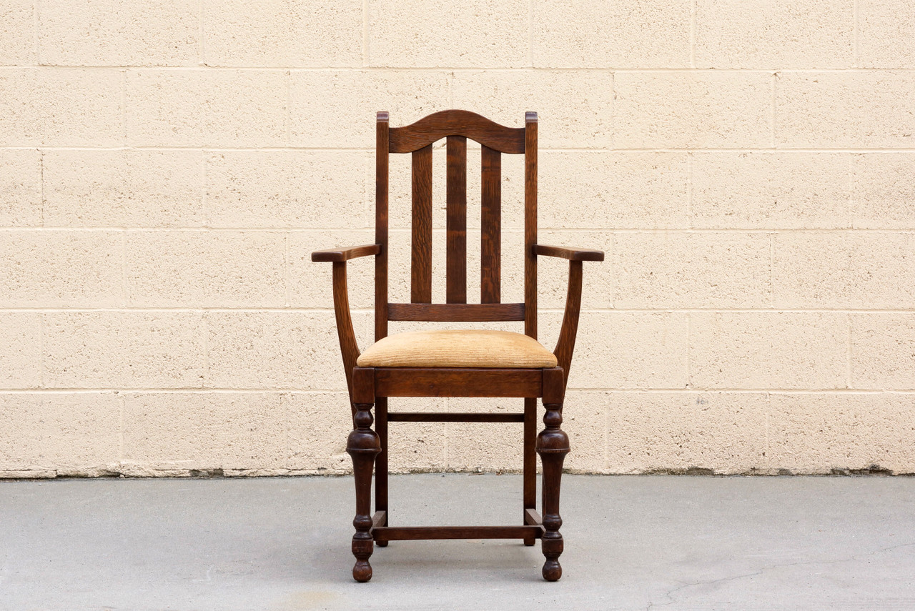 Antique Mission Style Living Room Chair