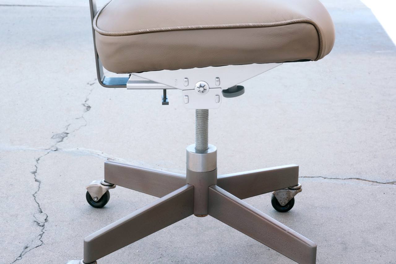 SOLD - 1970s Steelcase "Bassick" Steno Desk Chair, Refinished in ...