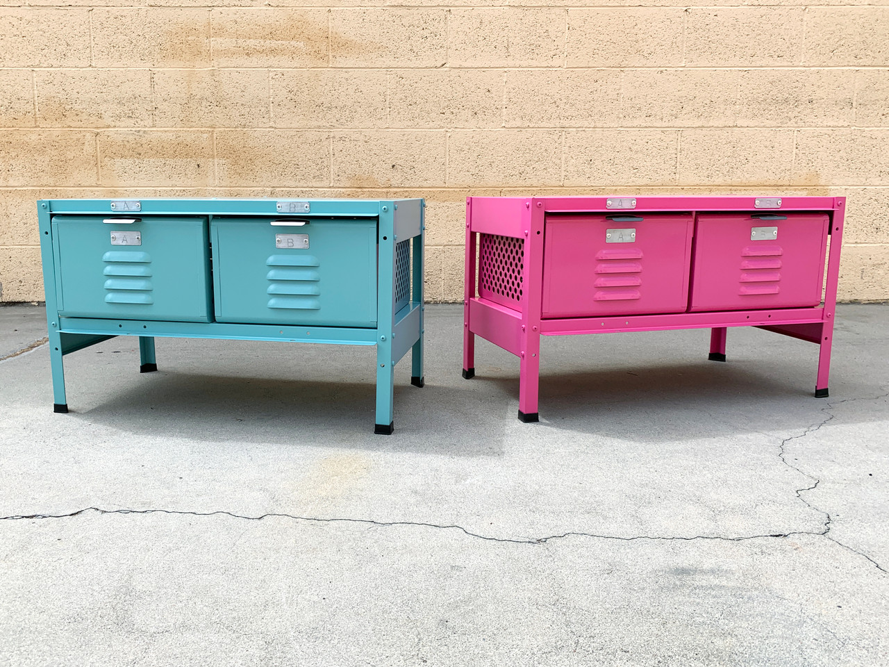 Custom 2 X 1 Locker Basket "Side Table" Unit, Sold Separately, - Rehab ...