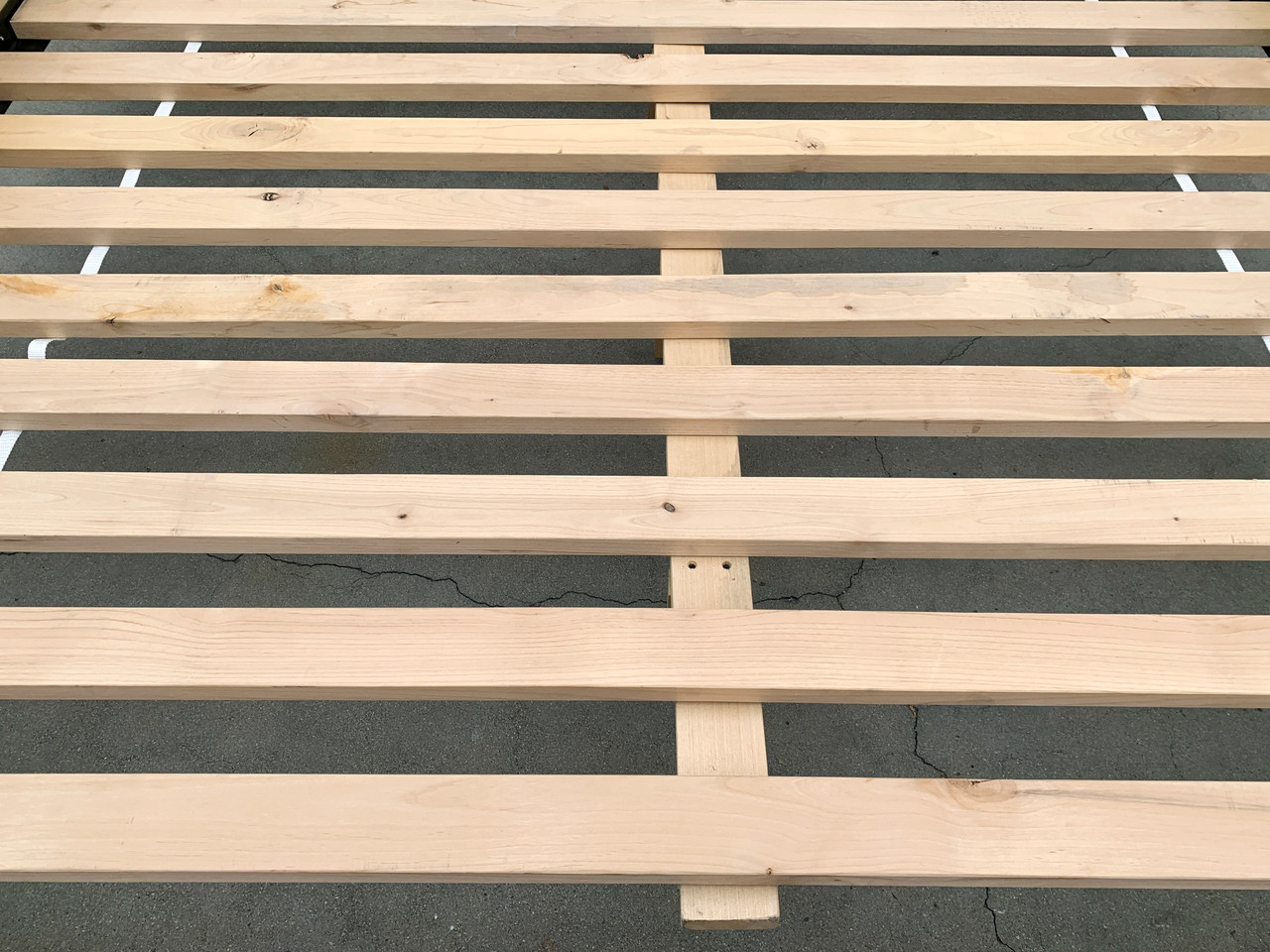 SOLD - The Hayes Bed by Croft House, Bleached Oak and Steel, King Size ...