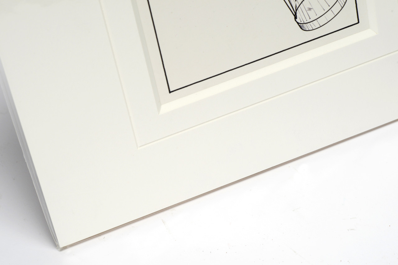 SOLD - 1960s Scientific Graphic - Telescope Diagram, Mounted in Window ...