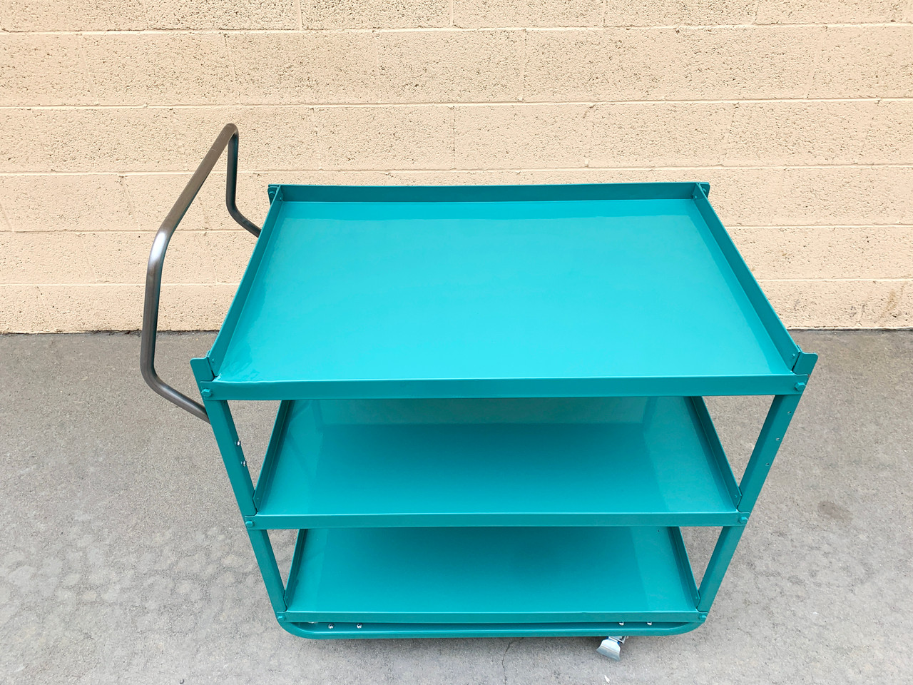 SOLD - Vintage Stainless Steel Medical or Bar Cart Refinished in ...