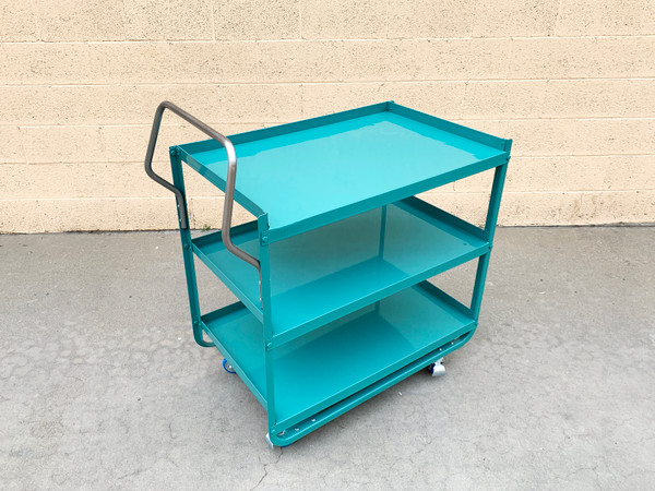 SOLD - Vintage Stainless Steel Medical or Bar Cart Refinished in ...