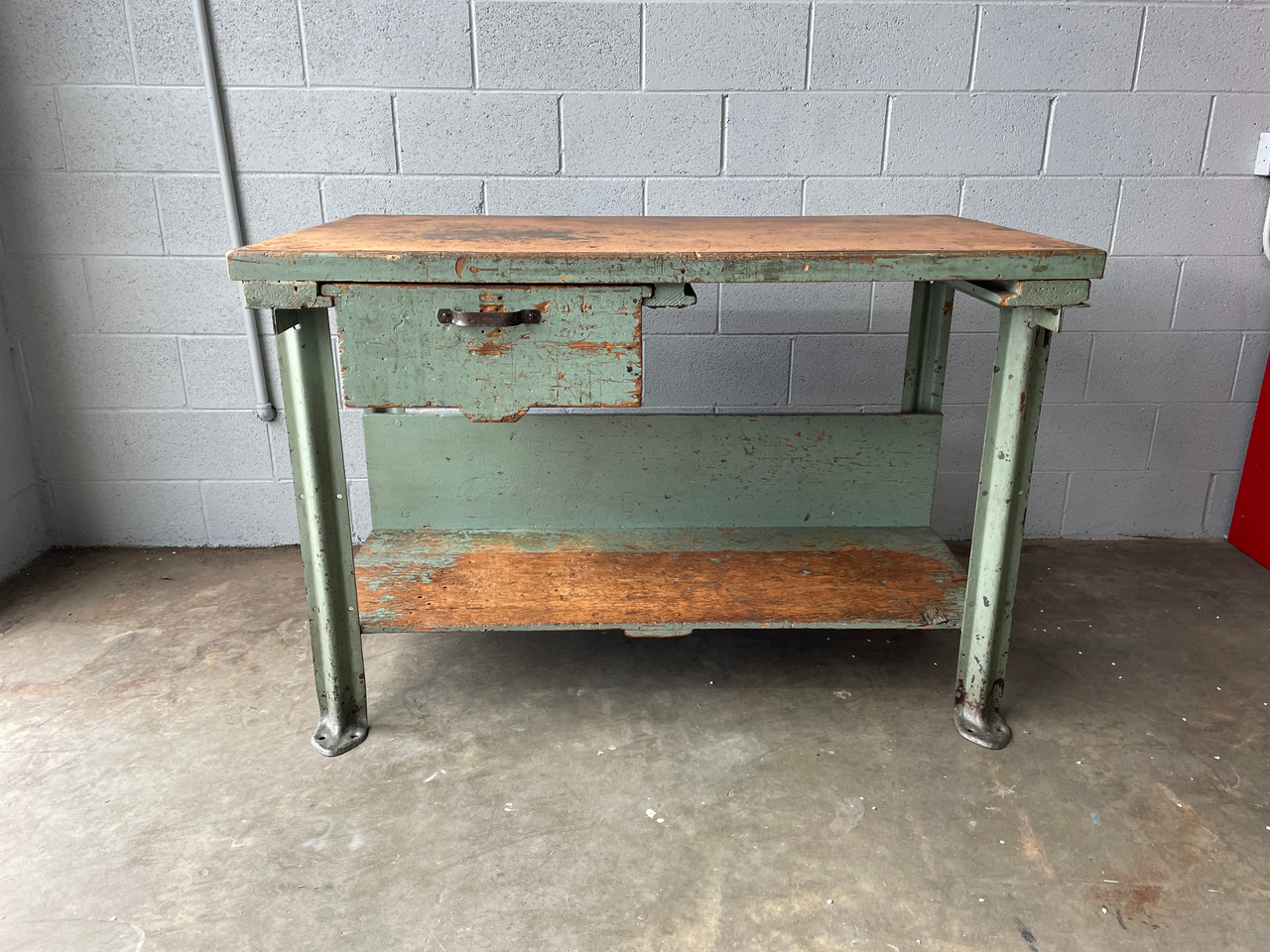 SOLD - Vintage Workbench - Rehab Vintage Interiors