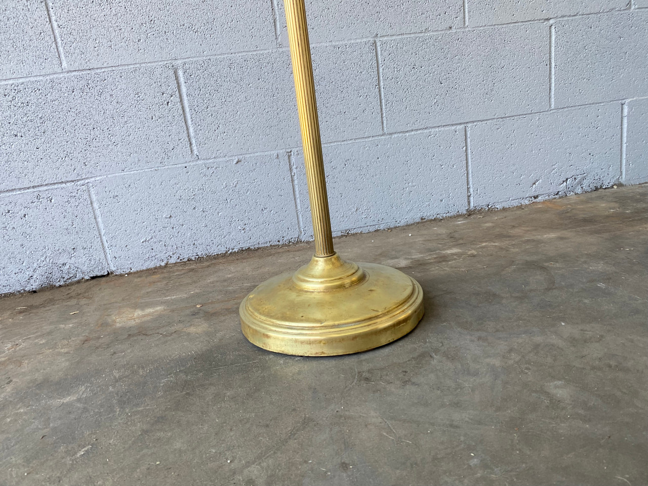SOLD - 1940s Brass Valet Stand - Rehab Vintage Interiors