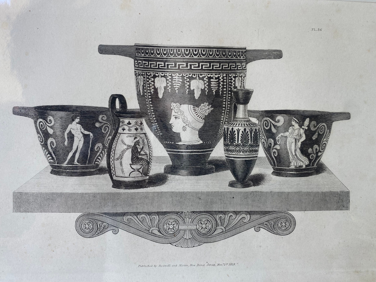 1819 Print by Rodwell and Martin - Rehab Vintage Interiors