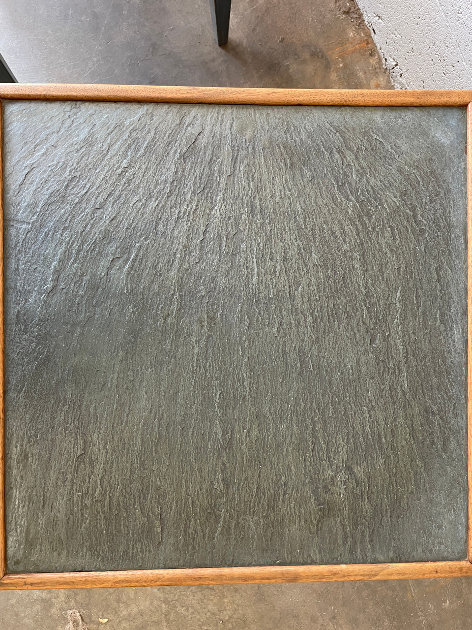 Sold - Vintage Slate Side Tables, Set of 3 - Rehab Vintage Interiors