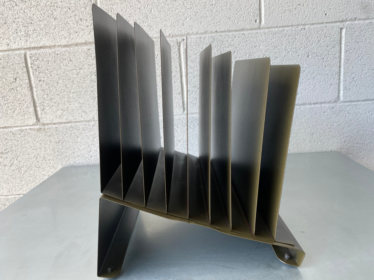 SOLD - 8 Slot file in Bronze - Rehab Vintage Interiors