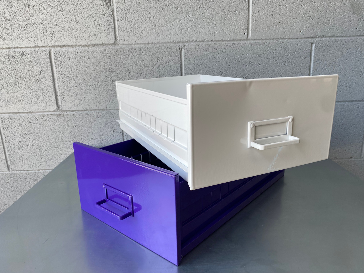 SOLD - Mid Century Steel Drawer Insert, Repurposed as Organizer ...