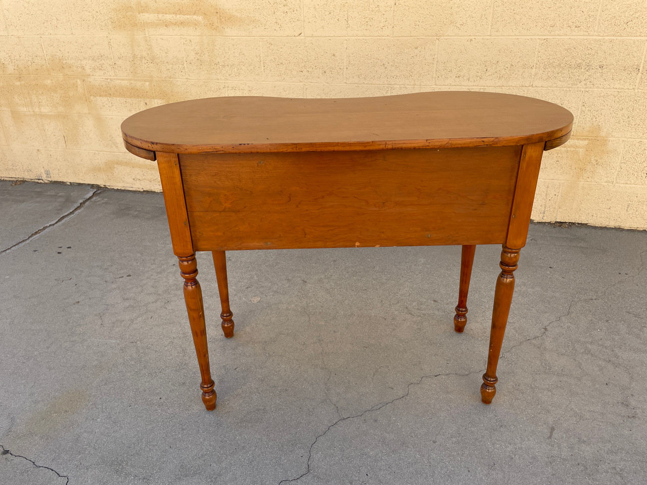 SOLD - Antique Desk & Stool by Kaufman Woodcraft Shops - Rehab Vintage ...