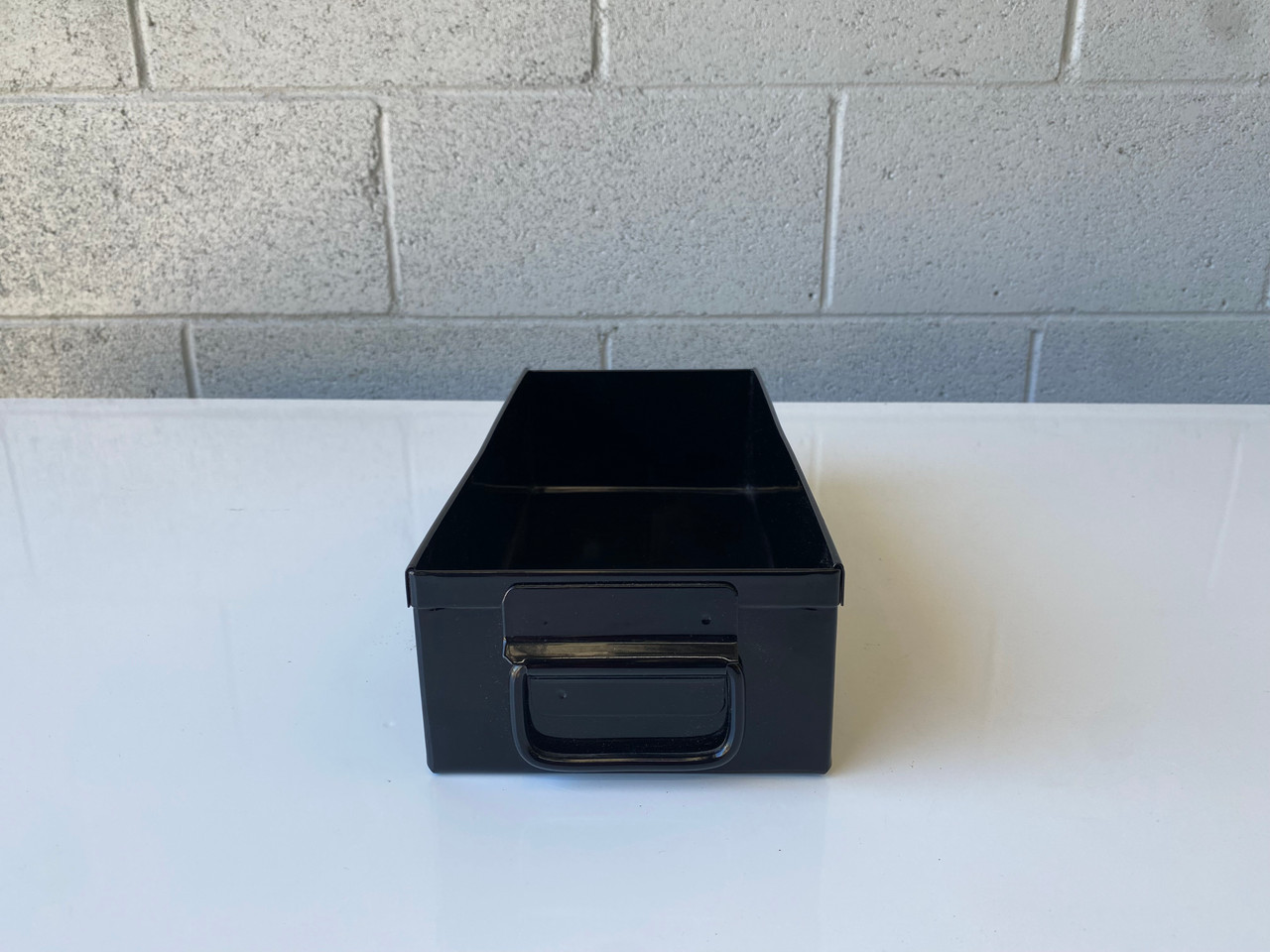 SOLD - 1950s Card File Drawer, Refinished In Black - Rehab Vintage ...