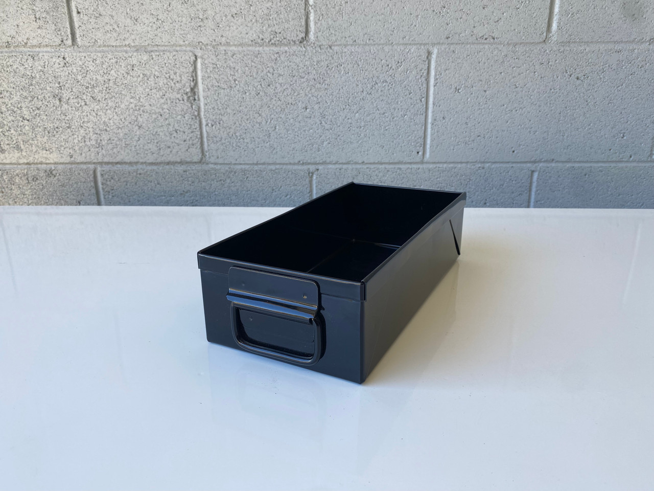 SOLD - 1950s Card File Drawer, Refinished In Black - Rehab Vintage ...