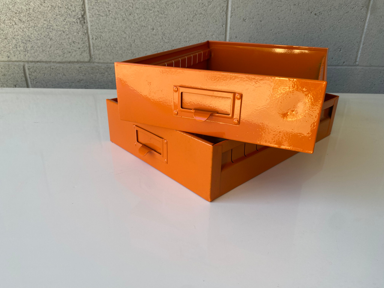 Mid Century Steel Drawer Insert, Repurposed as Organizer / Container ...