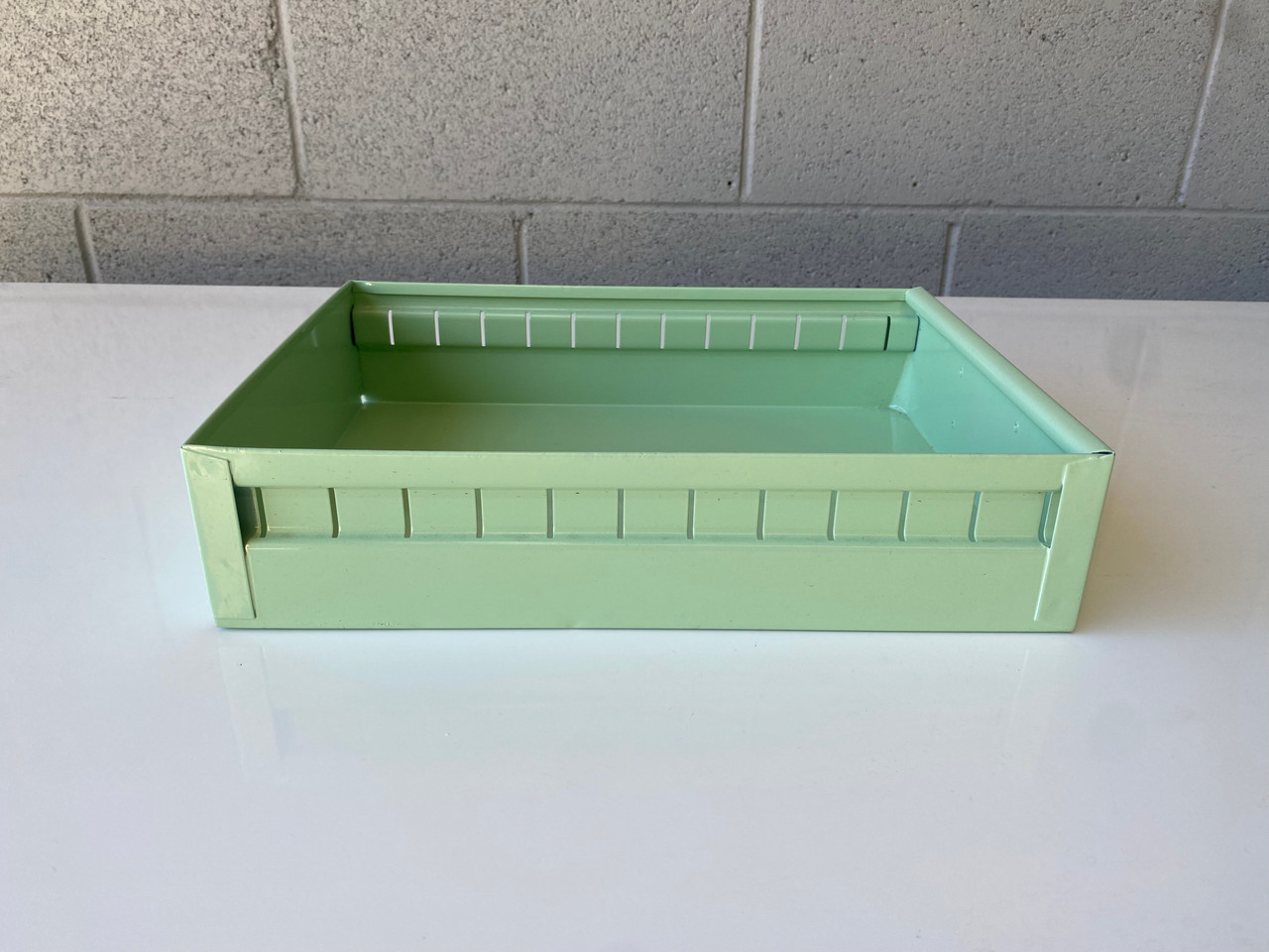 SOLD - Mid Century Steel Drawer Insert, Repurposed as Organizer ...