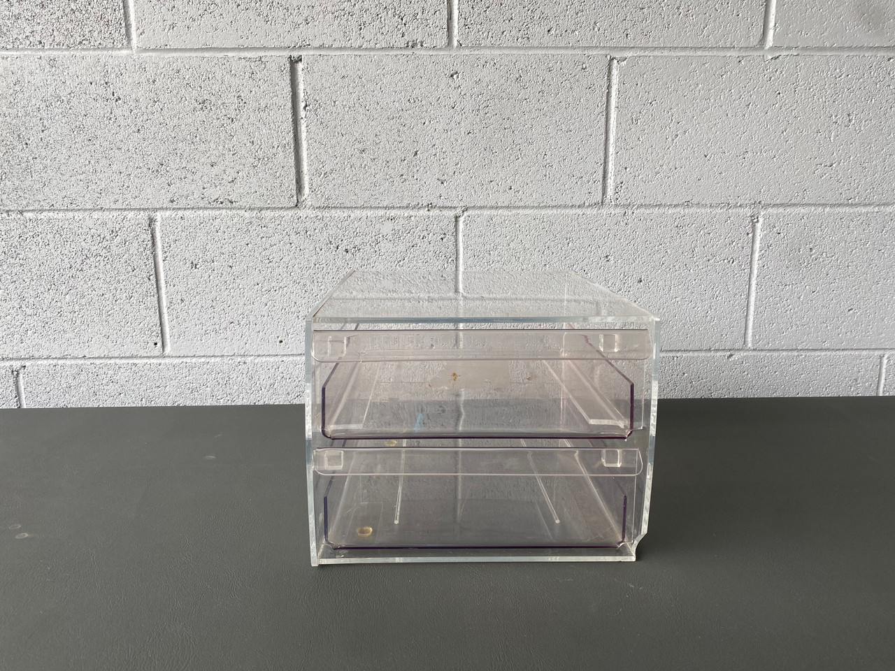 Acrylic Stackable 2 Drawer Organizer - Rehab Vintage Interiors