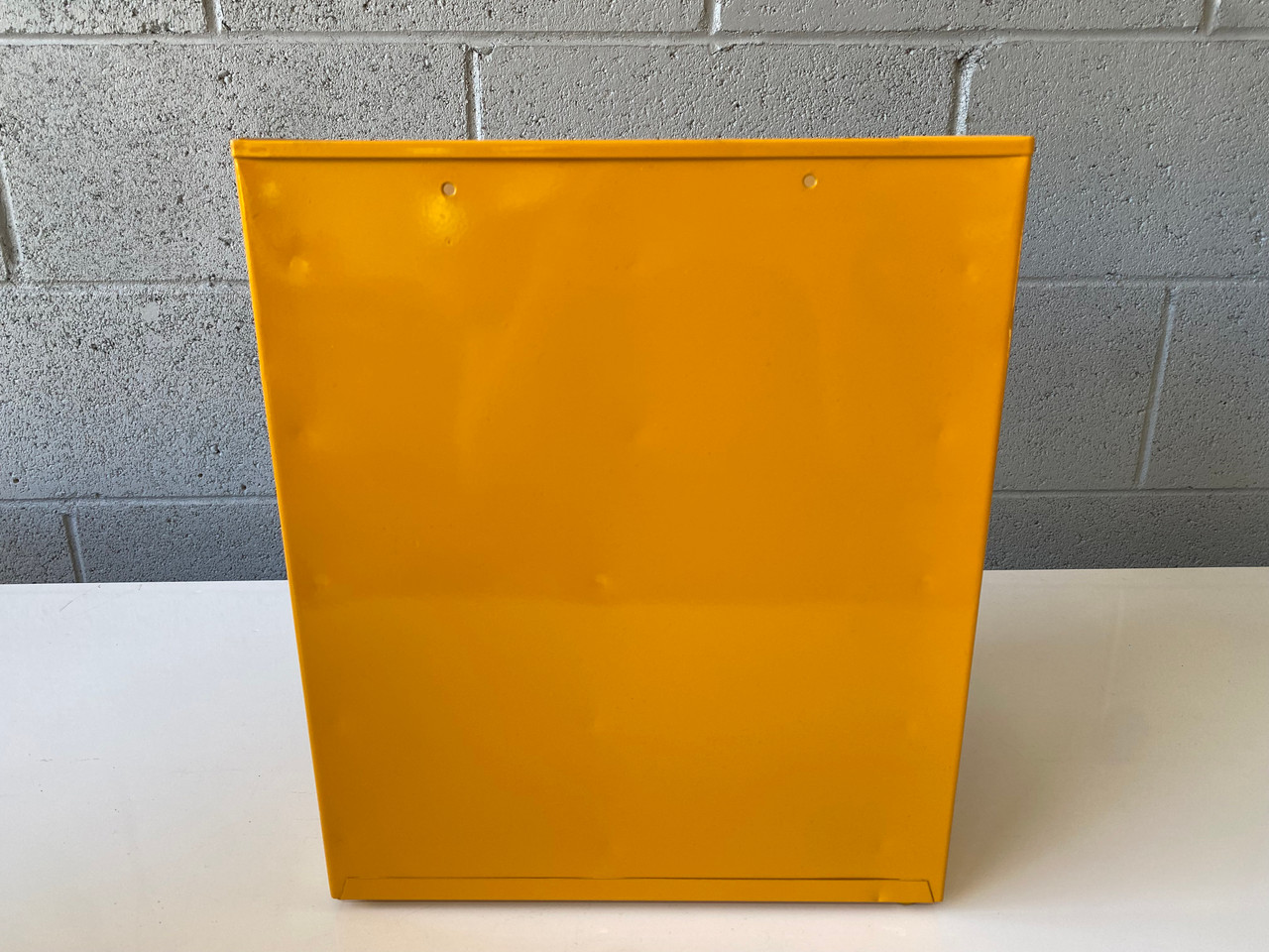 SOLD - 6 Tier File / Paper Organizer in Yellow - Rehab Vintage Interiors