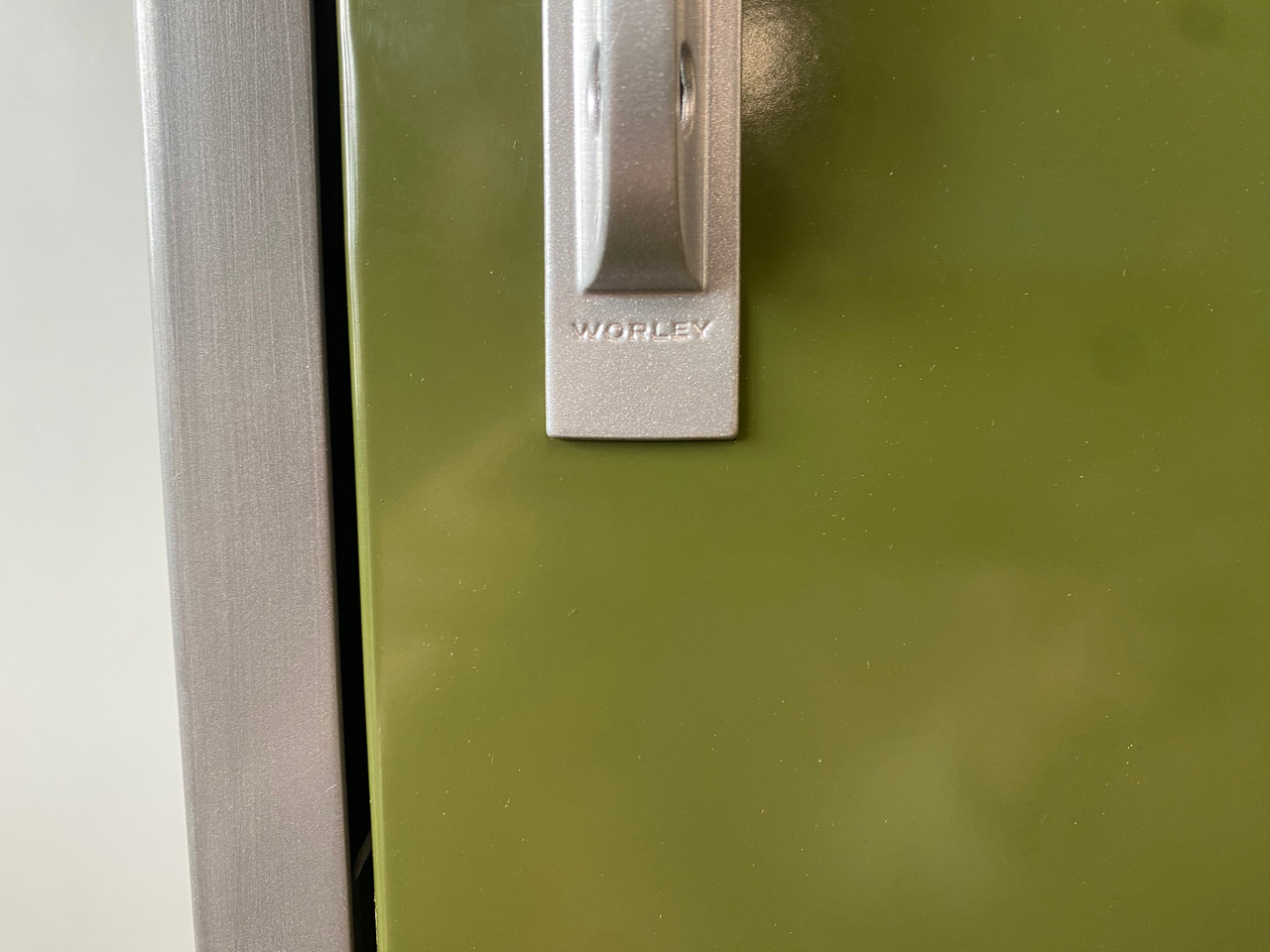 SOLD - Mid Century Worley Green Vertical Locker Unit - Rehab Vintage ...