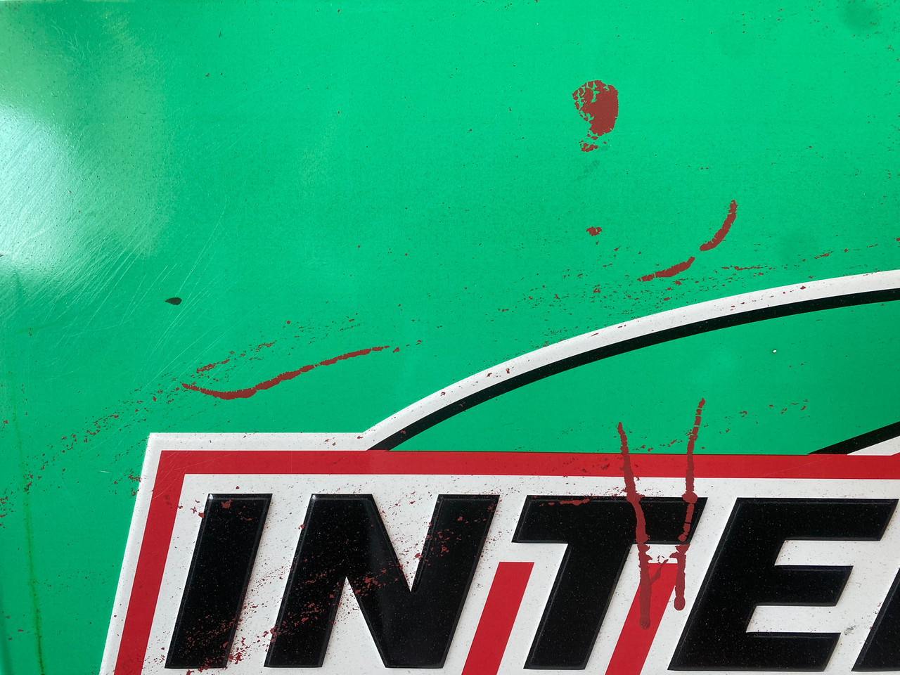 SOLD - Vintage Automotive Interstate Battery Sign - Rehab Vintage Interiors