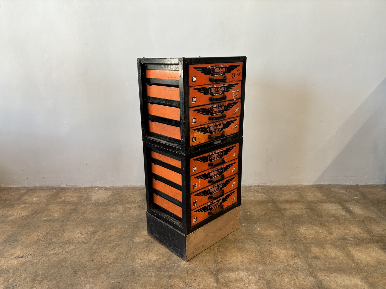 SOLD - Vintage Dorman Mechanics Drawer Unit, Pair - Rehab Vintage Interiors