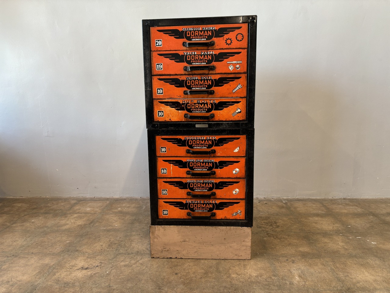 SOLD - Vintage Dorman Mechanics Drawer Unit, Pair - Rehab Vintage Interiors