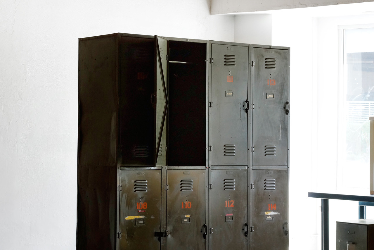 SOLD - Massive Vintage Locker Unit from the DOD, c. 1940s - Rehab ...