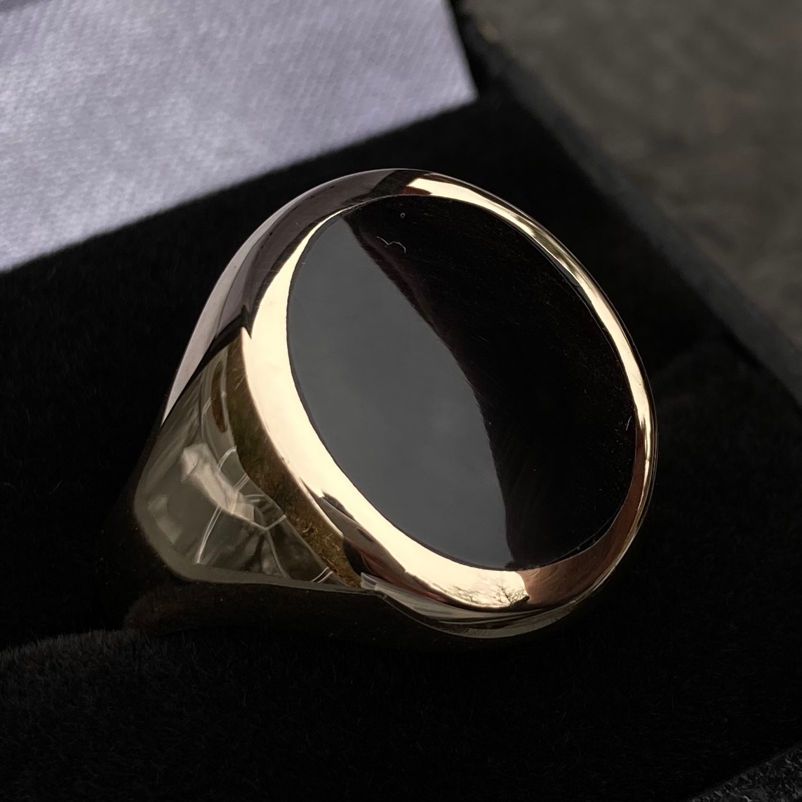 New Range of 9ct Gold Whitby Jet Rings - Aurora Jet